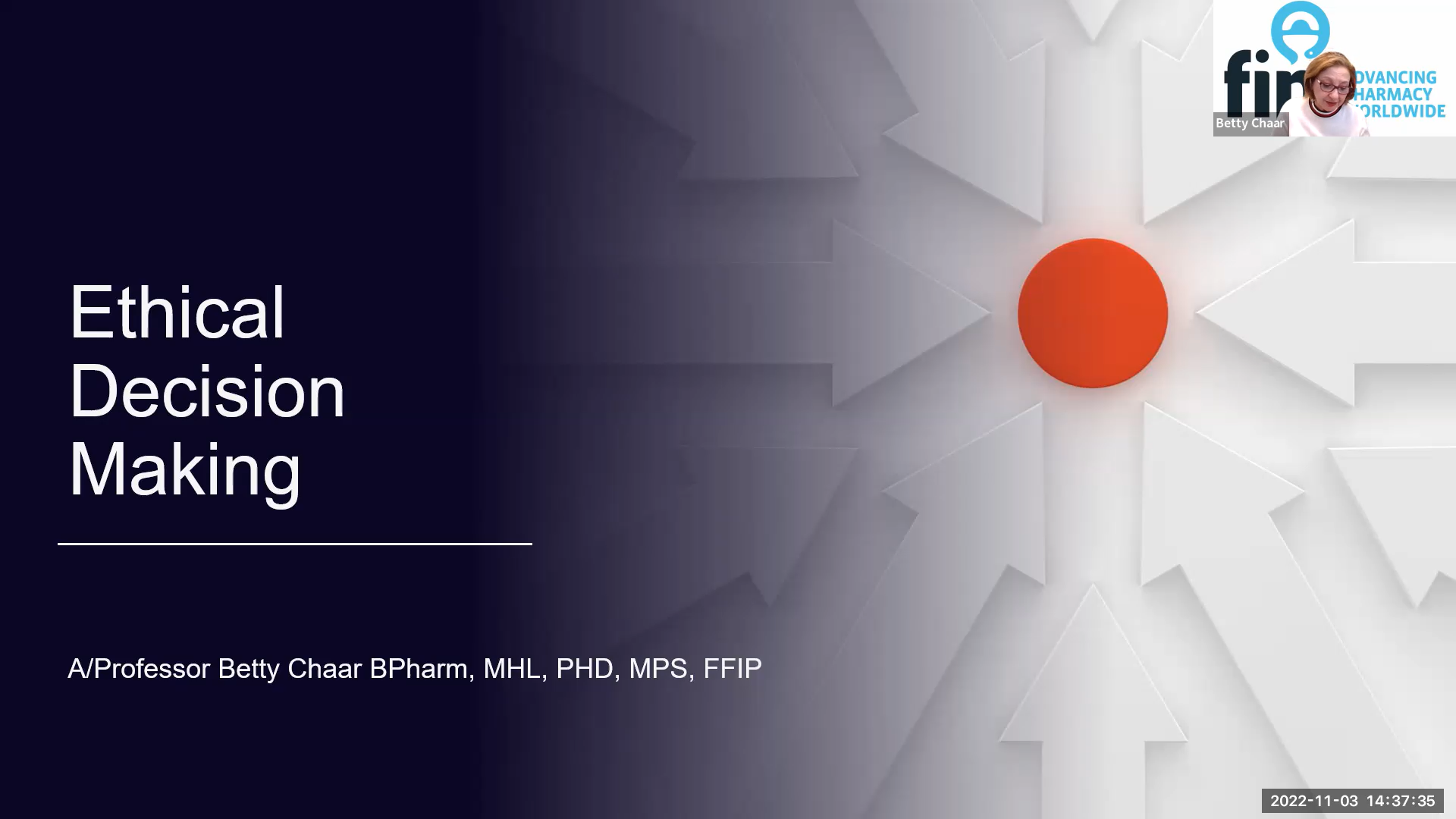 Ethics in pharmacy practice - FIP Events